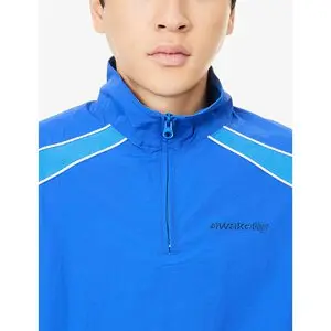 AWAKE NY Quarter Zip High-neck Woven Track Jacket