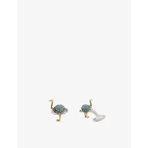 Paul Smith Bird Copper And Zinc Cufflinks - Multicolour