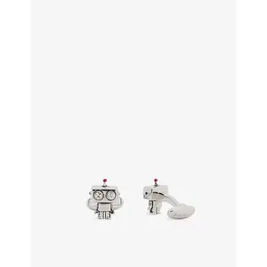 Paul Smith Robot Copper And Zinc Cufflinks - Metallic