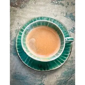 SERAX Lanza Stoneware Cappuccino Saucer