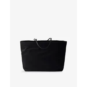 Prada Large Re-nylon Woven Tote Bag - Black
