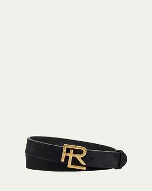Ralph Lauren Suede Belt - Black