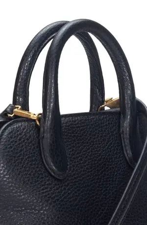 Vince Delphine Mini Top Handle Bag - Black