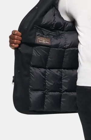 NORWEGIAN WOOL Slim Waterproof 750 Fill Power Down Car Coat
