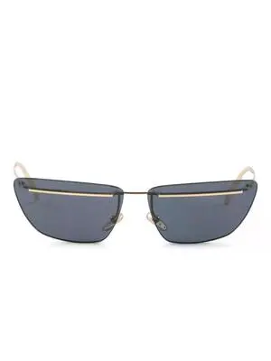 Prada Geometric Sunglasses - Gold
