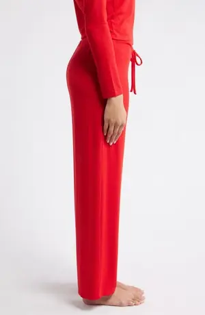 OPEN EDIT Daydream Rib Lounge Pants - Red Salsa