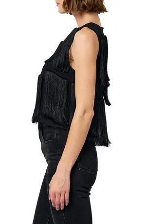 CIEBON Zinnia Fringe Sleeveless Top