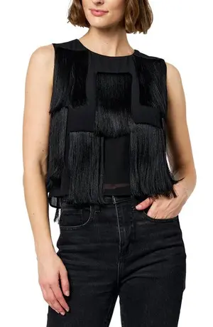 CIEBON Zinnia Fringe Sleeveless Top