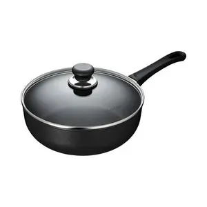 SCANPAN Classic 10.25 Inch Deep Saute Pan W/lid - Black