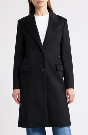 Boss Straight Hem Coats For Women