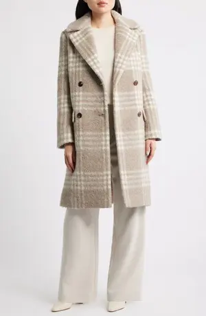 Fleurette Bailey Plaid Alpaca & Wool-blend Coat