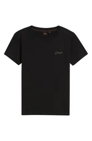 BOSS Esogo Cotton T-shirt - Blk