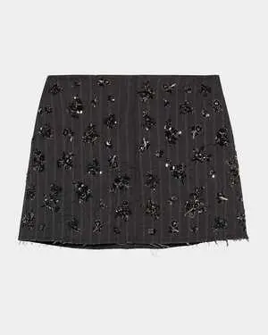 Simkhai Blaire Sequined Mini Skirt