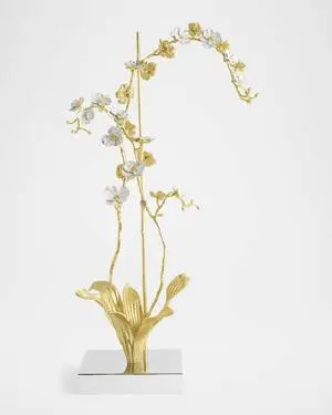 Michael Aram Orchid Stem Sculpture, 38.5" - Gold