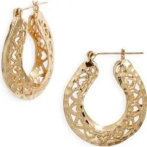 CHILD OF WILD Lovers Club Hoop Earrings - Gold