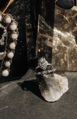 CHILD OF WILD Milagros Flaming Heart Ring