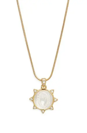 CHILD OF WILD Sacred Sol Pendant Necklace - Gold