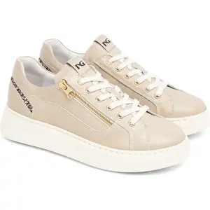 NEROGIARDINI Platform Sneaker - Beige