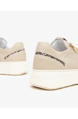NEROGIARDINI Platform Sneaker - Beige
