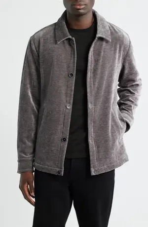Robert Barakett Rhodes Overshirt - Grey