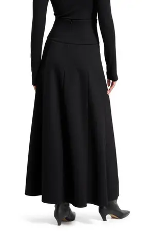 MARCELLA India Ponte Maxi Skirt