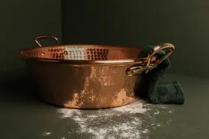 MAUVIEL M'passion 17.4 Qt. Hammered Jam Pan