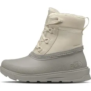 The North Face Shellista V Waterproof Insulated Short Boot - White Dune/soapstone