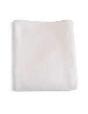 EVANGELINE Herringbone Blankets Herringbone Bright White