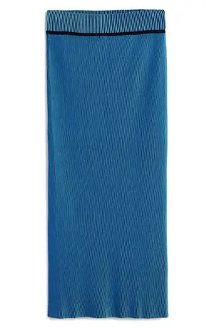 Desigual Ribbed Column Midi Skirt