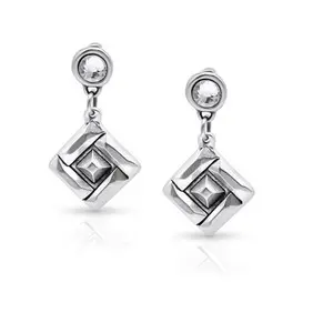 BOWOOD LANE Noa Drop Earrings - Silver