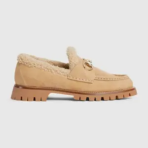 Women's Suede Lug Sole Loafers