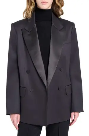 TWP Harper Double-breasted Tuxedo Jacket