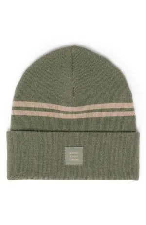 Herschel Supply Co. Abbott Stripe Beanie - Beetle/timberwolf
