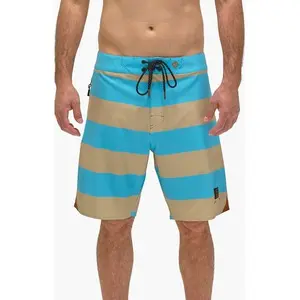 VAST Striped Stretch Board Shorts