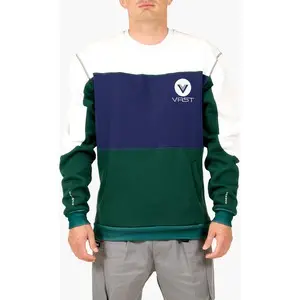 VAST Color Block Fleece Sweatshirt