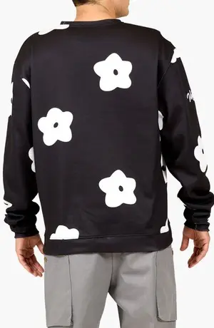 VAST Flower Patch Fleece Sweatshirt