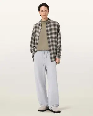 ALLSAINTS Asher Straight Fit Sweatpants - Grey