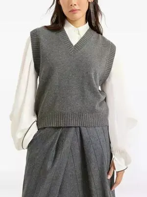 Brunello Cucinelli V-neck Knit Vest