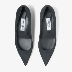 JIMMY CHOO Amelia Suede Kitten Heel Pumps