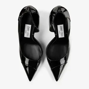 JIMMY CHOO Brigitte 100 Patent Leather Pumps - Black