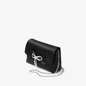 JIMMY CHOO Soft Bow Mini Bag - Black