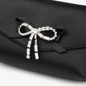JIMMY CHOO Soft Bow Mini Bag - Black