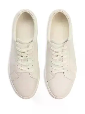 12 STOREEZ 30mm Lace-up Leather Sneakers