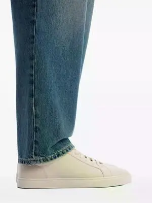 12 STOREEZ 30mm Lace-up Leather Sneakers