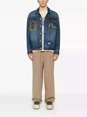 EVISU Embroidered Denim Jacket