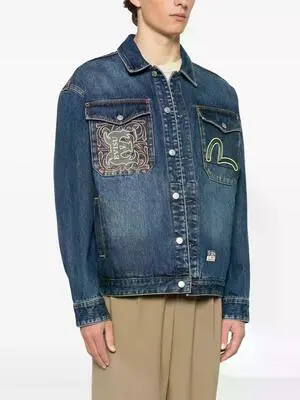 EVISU Embroidered Denim Jacket