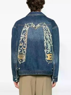 EVISU Embroidered Denim Jacket