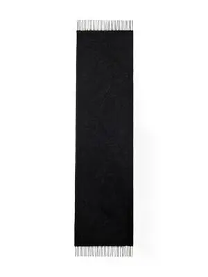 Etro Jacquard Floral Paisley-motif Scarf - Black