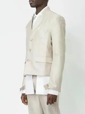 DELADA Cropped V-neck Blazer