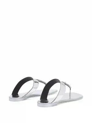 GIUSEPPE ZANOTTI Cleta Crystal-embellished Sandals - Silver